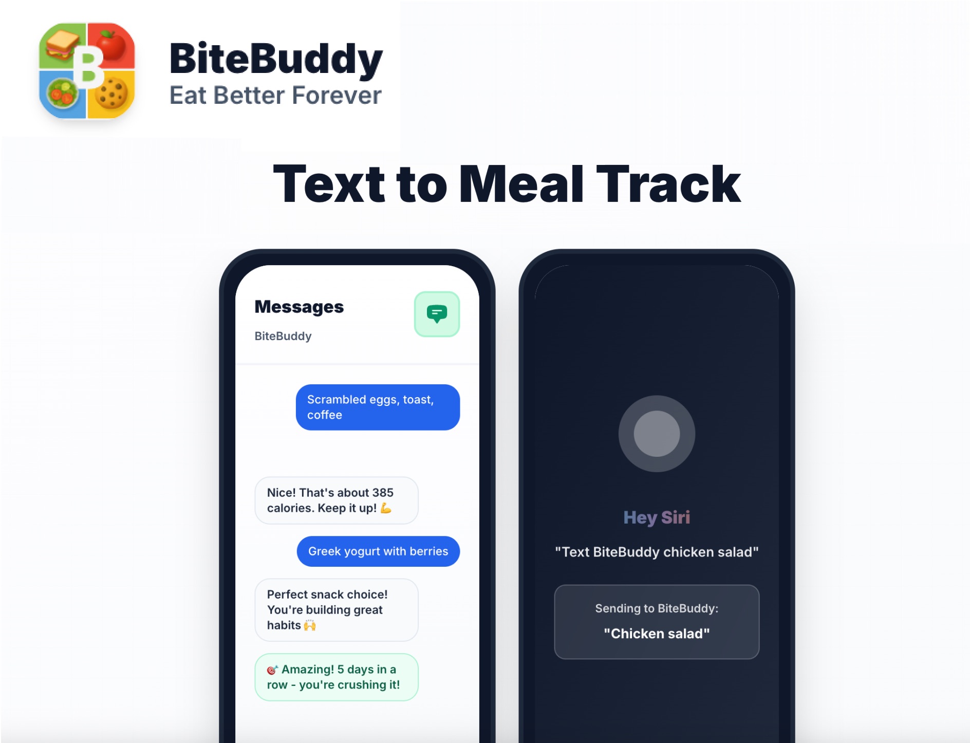 BiteBuddy - Eat Better Forever | Tracking and Accountability for Better Health